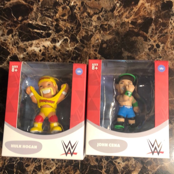 WWE | Other | Ww Mini Collectibles John Cena And Hulk Hogan | Poshmark